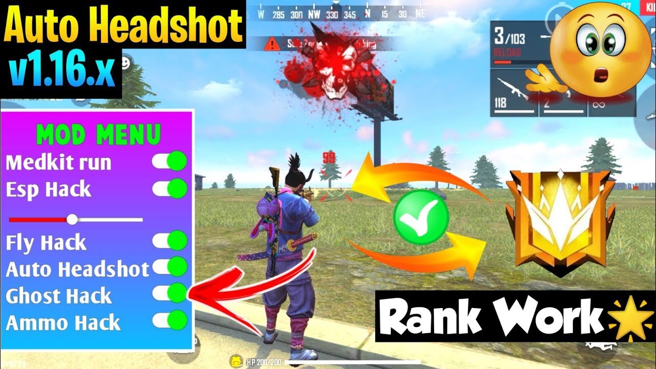 FREE FIRE AUTO HEADSHOT HACK OBB29 SPECIAL ANTI BAN FREE FIRE NEW MOD ...