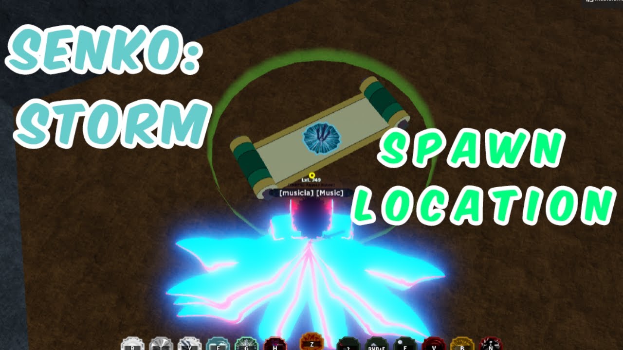 How to get Senko: Storm Spawn Location | Shindo Life Roblox #Shindo ...