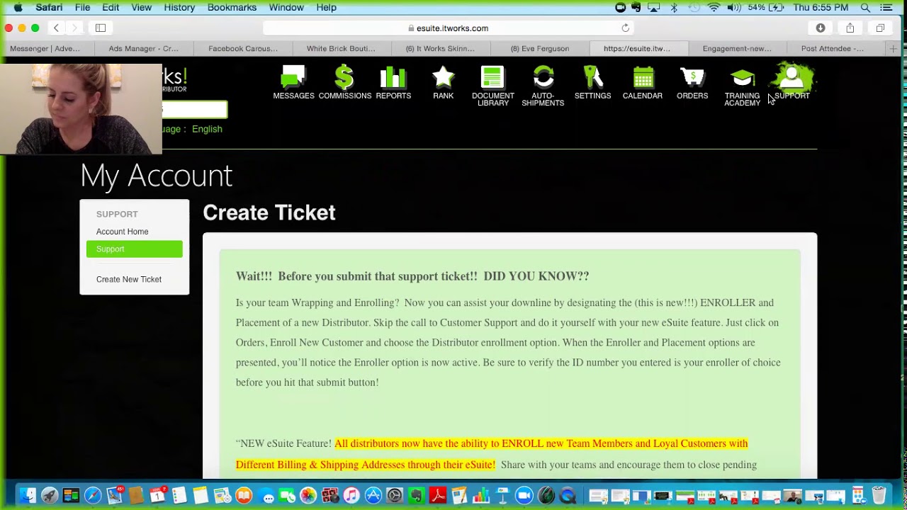 It Works Website & Esuite - YouTube