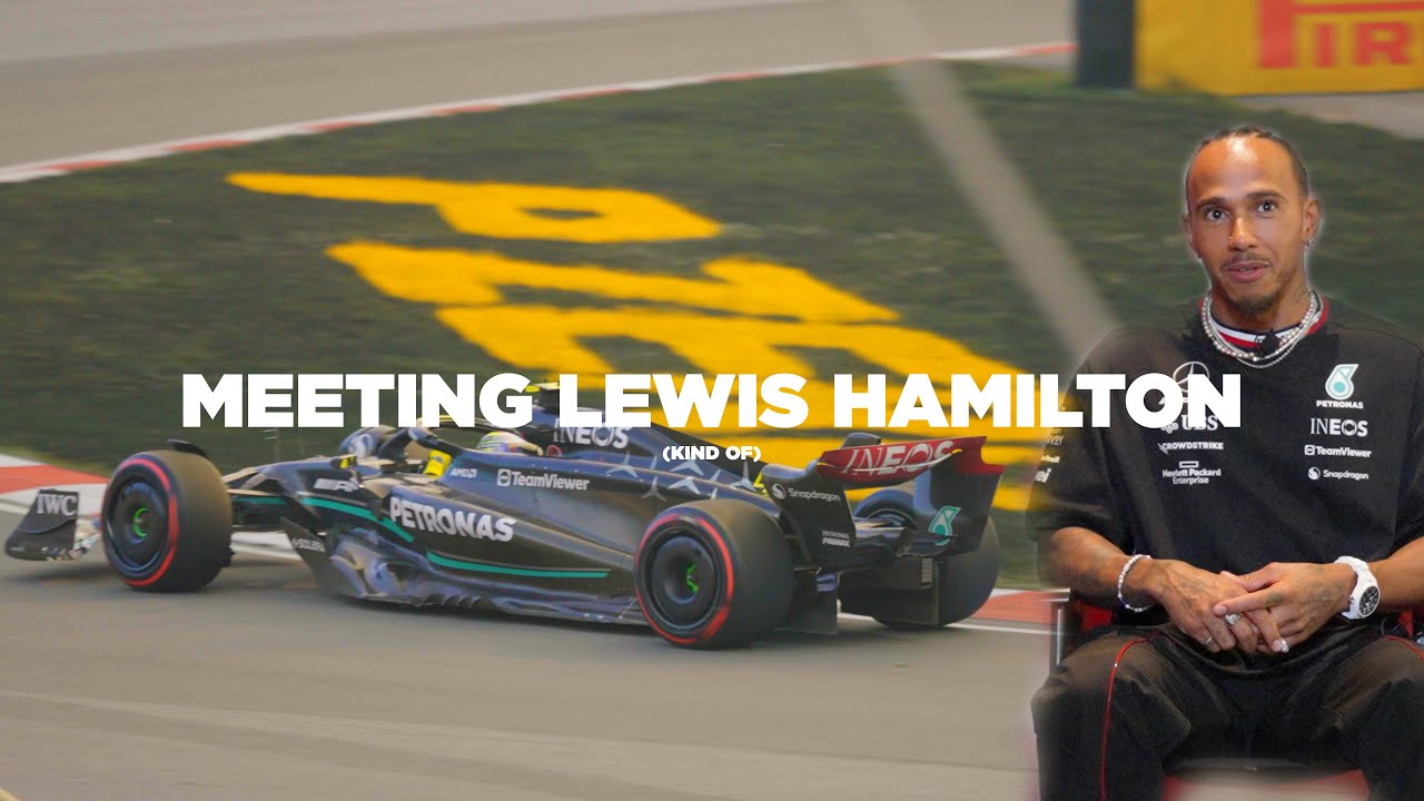 Meeting Lewis Hamilton at the 2023 Formula 1 in Montreal - YouTube