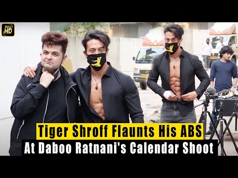 Tiger Shroff Flaunts his six packs ABS at Dabboo Ratnani's Calendar shoot