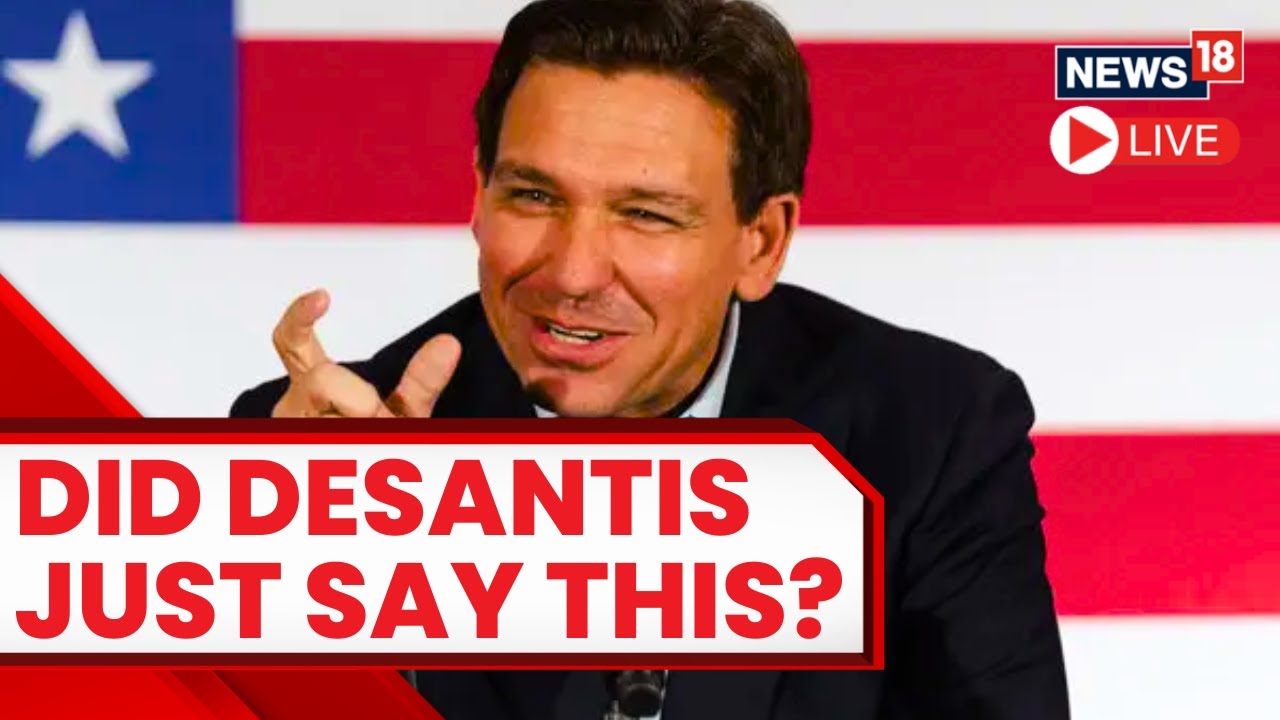 Ron Desantis Speech | DeSantis Denounces Trump's Federal Indictment ...