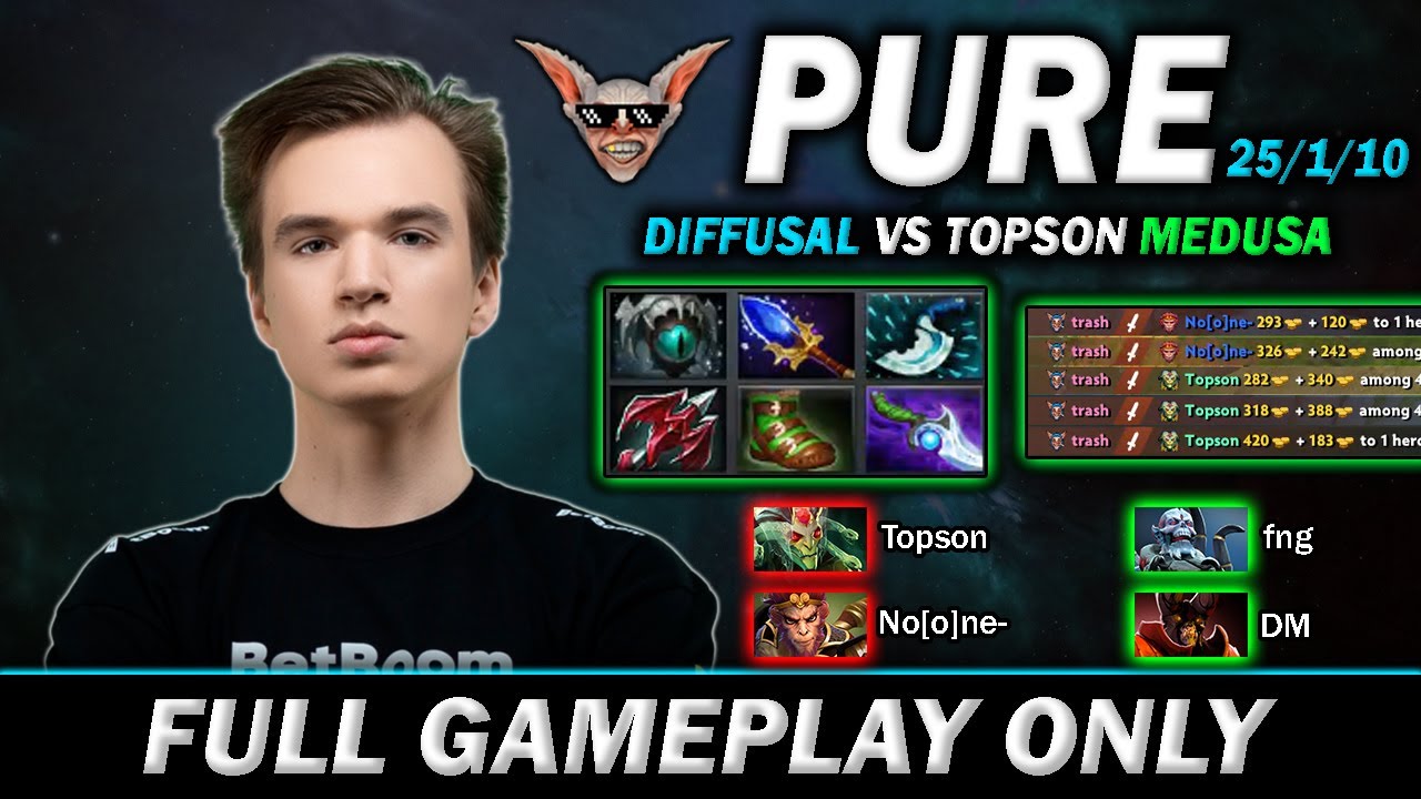 Pure Meepo Diffusal build against Topson Medusa - Full Gameplay Meepo ...