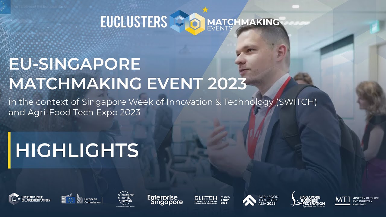 EU-Singapore Matchmaking Event 2023: Highlights from Singapore - YouTube