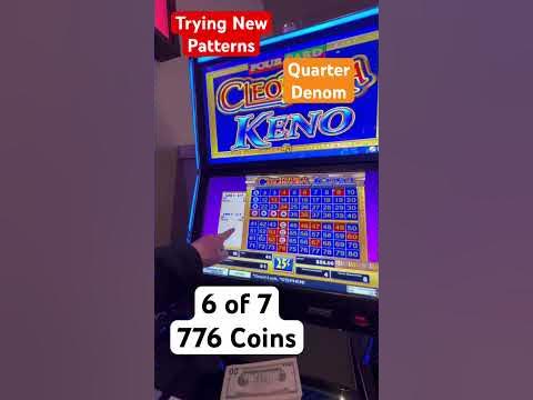 Las Vegas gambling 6 of 7 keno winner CASH OUT - YouTube