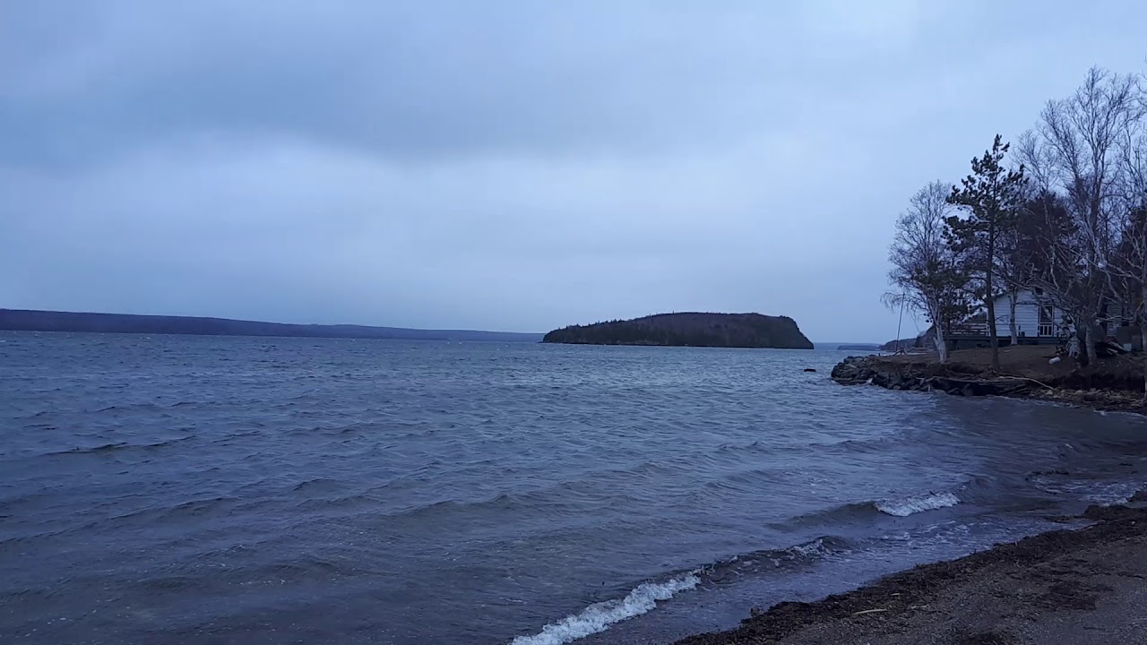 জর্জ নদী। Beach - George River, Cape Breton, Nova Scotia - YouTube