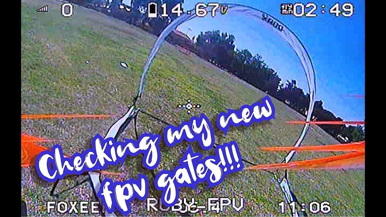 The best FPV pop-up gates from RDQ !! - YouTube