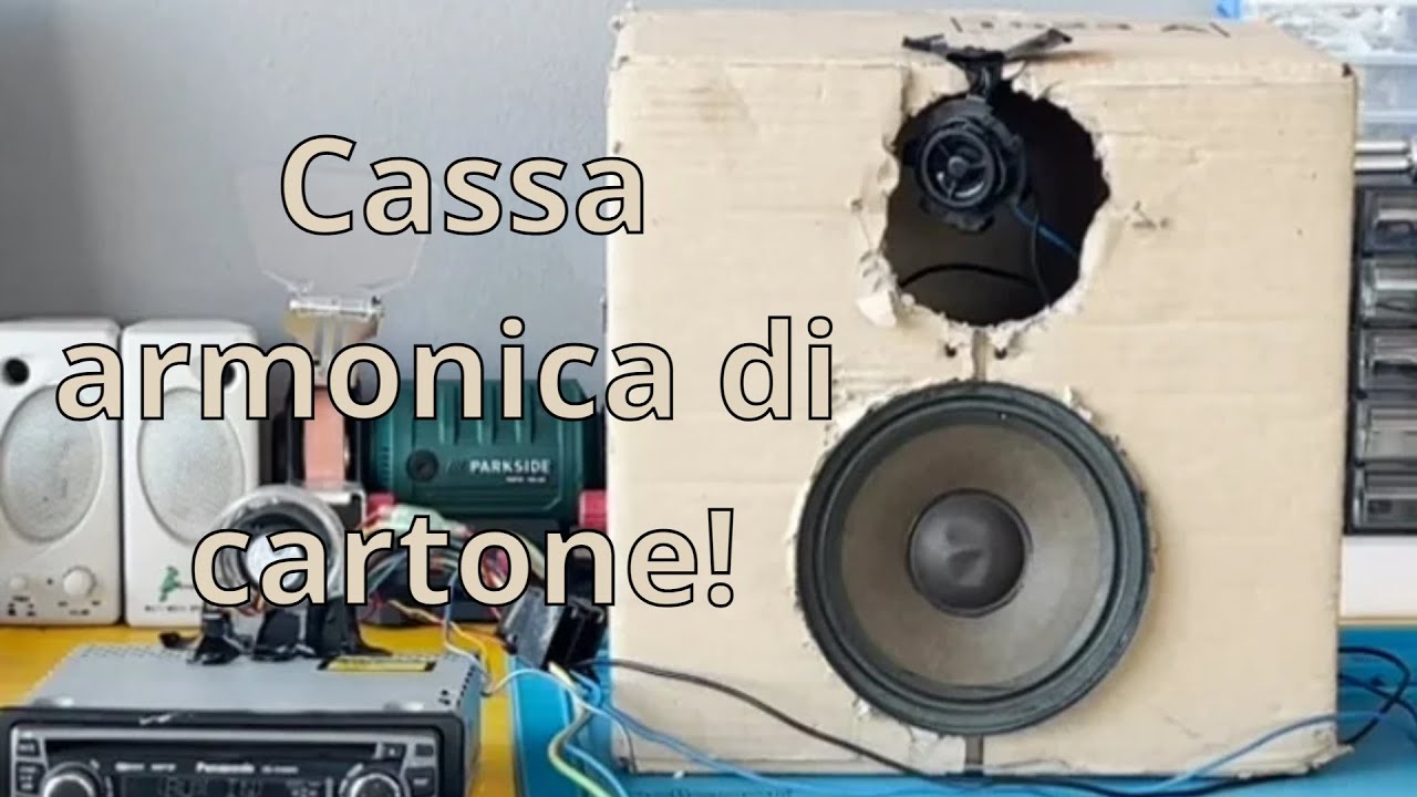 HO COSTRUITO UNA CASSA IN CARTONE! (prototipo di un progetto futuro ...