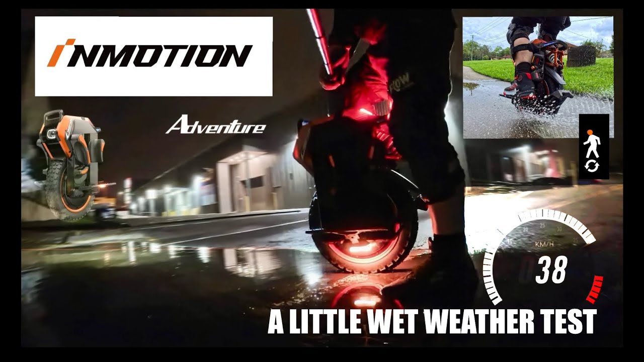 INMOTION V14. A spin in the wet, a new camera & firmware update on the ...