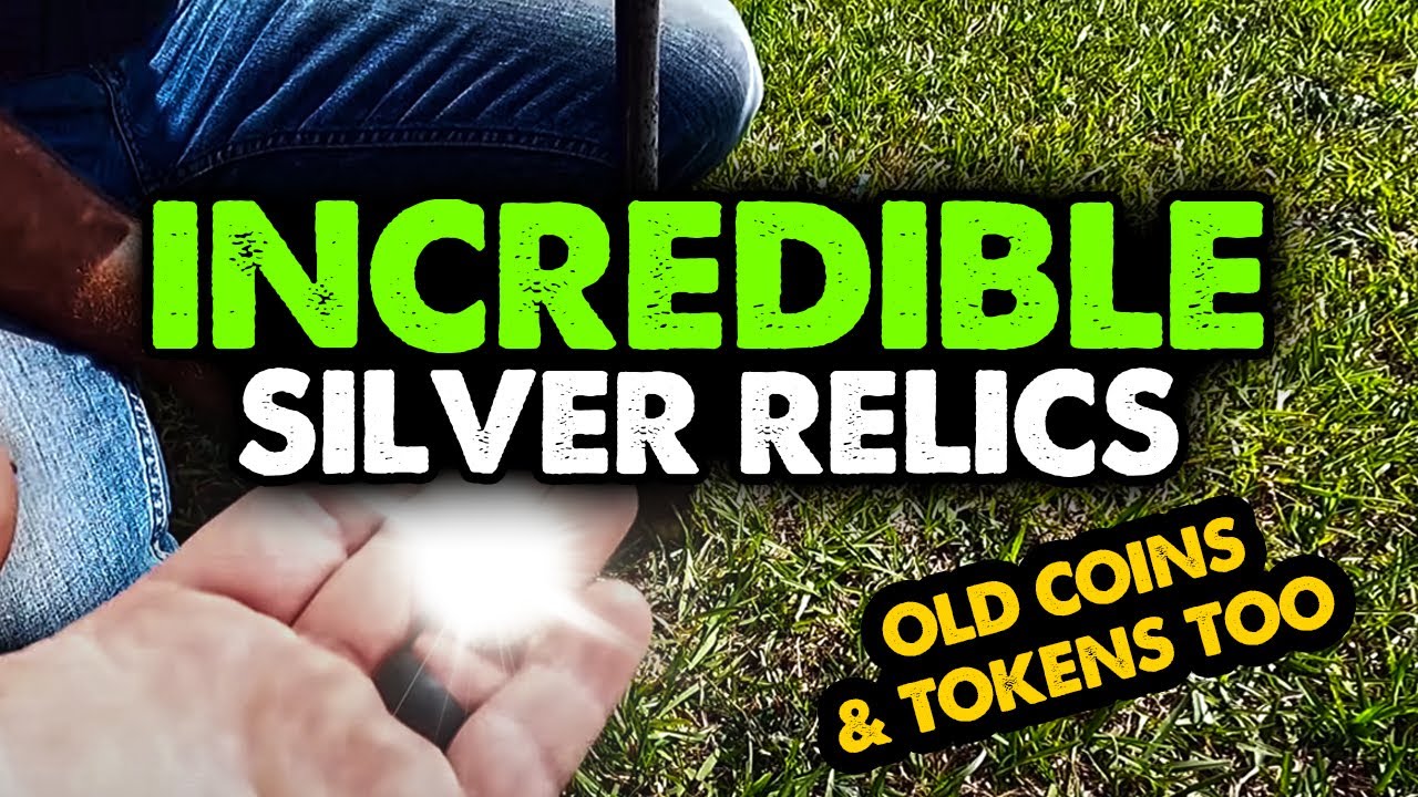 INCREDIBLE SILVER RELICS + Old Coins + Old Tokens, & 5 US Presidents ...