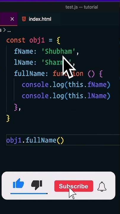 this keyword in JavaScript || javascript tricks 🔥🔥 - YouTube