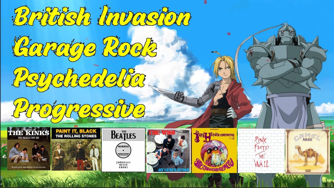 British Invasion vs Garage Rock→ Psychedelic → Progressive Rock ...