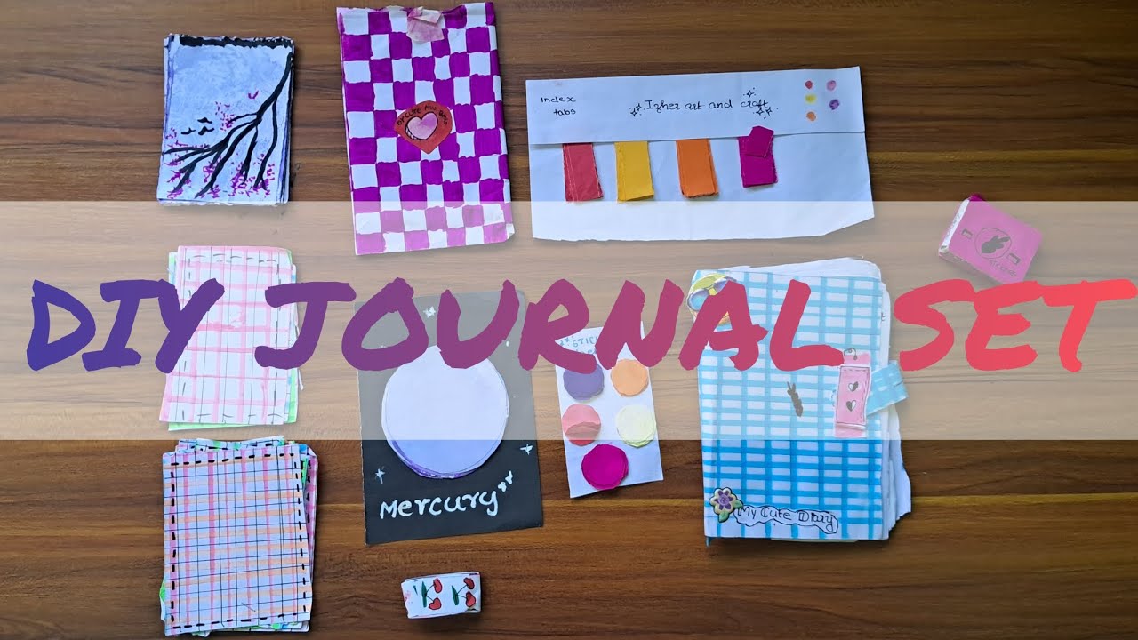 DIY journal set 🔥|part 1|How to make journal set at home|#journalset# ...