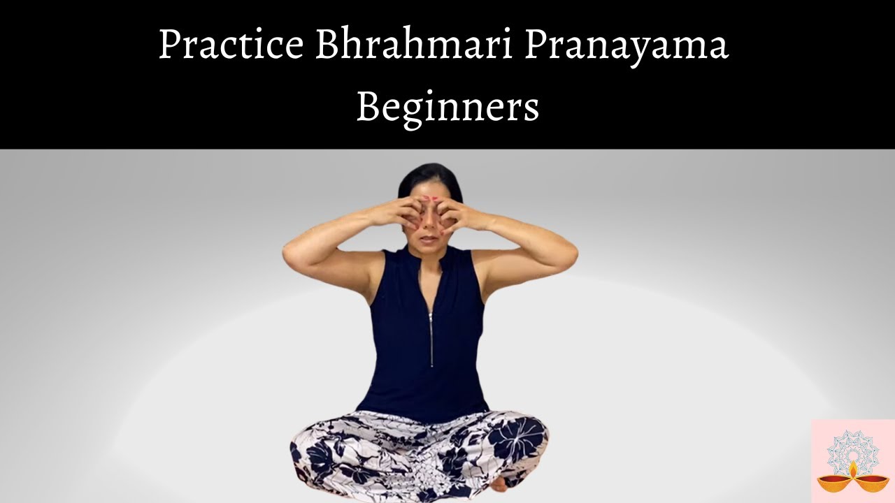 Practice Along Brahmari Pranayama Beginners - YouTube