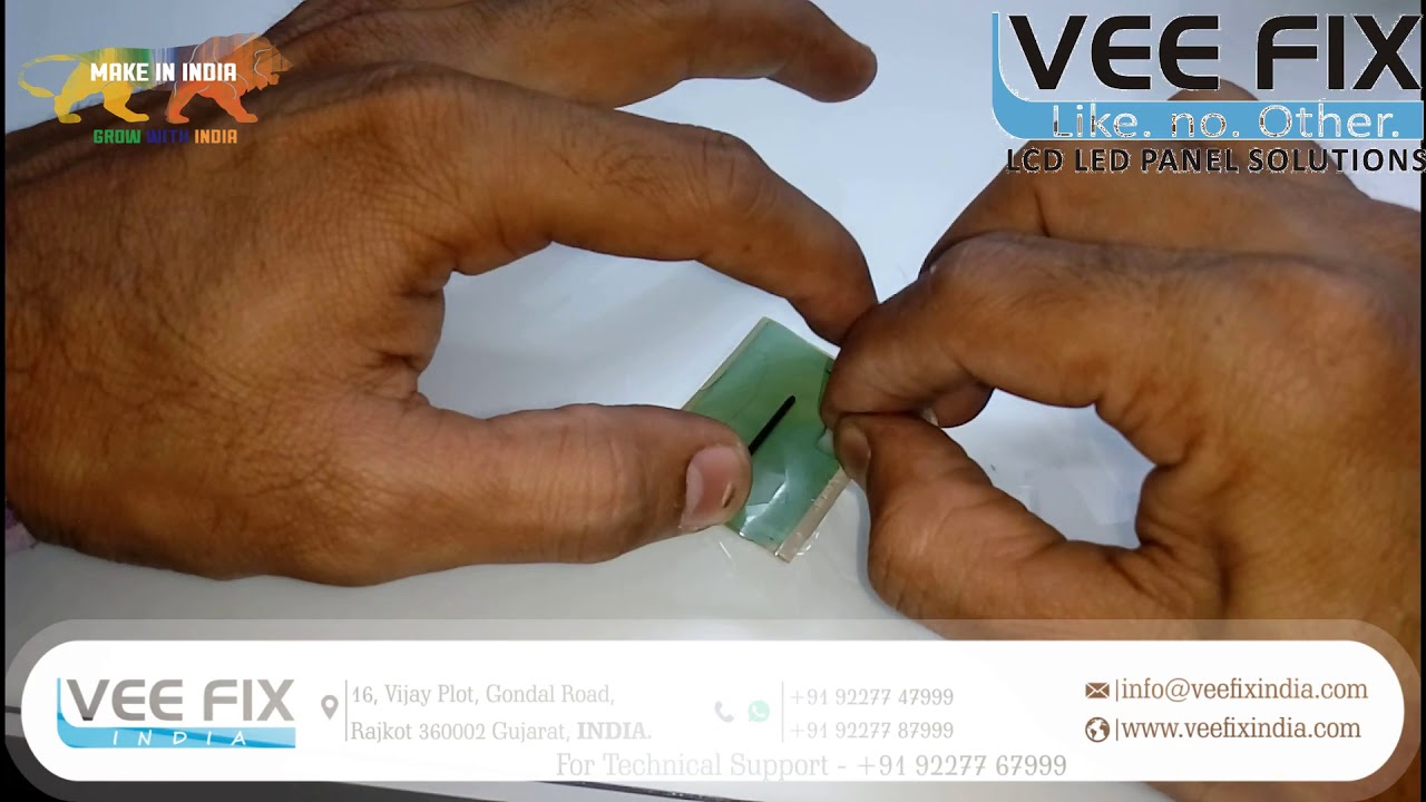 How to Clean Old Cof IC with ACF Remover - YouTube