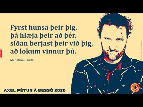 Axel Pétur á Bessó 2020 - Fréttamannafundur 2020-04-24