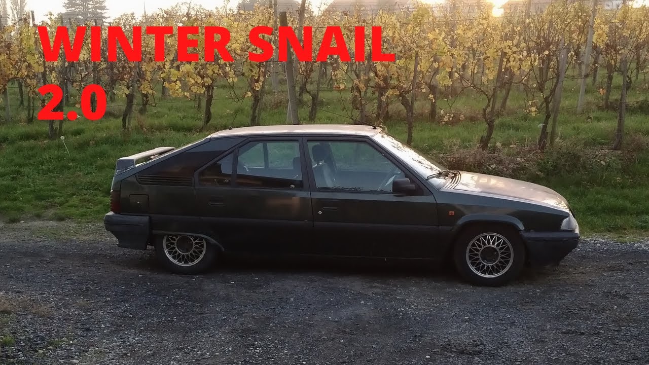 Citroen BX Winter Snail 2.0 - YouTube