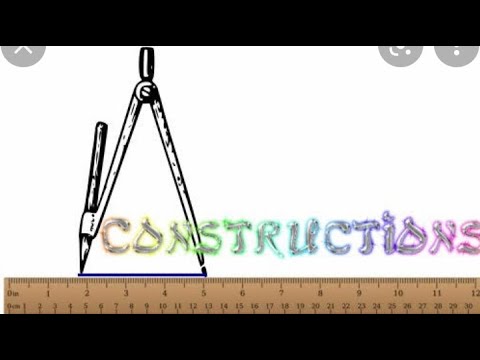 Construction class x ncert ex 11.2 q6 - YouTube