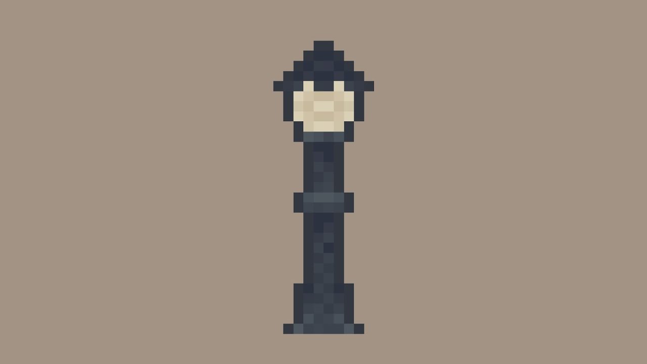 Day 269 | 32 x 32 Street Light | Pixel art time time lapse - YouTube