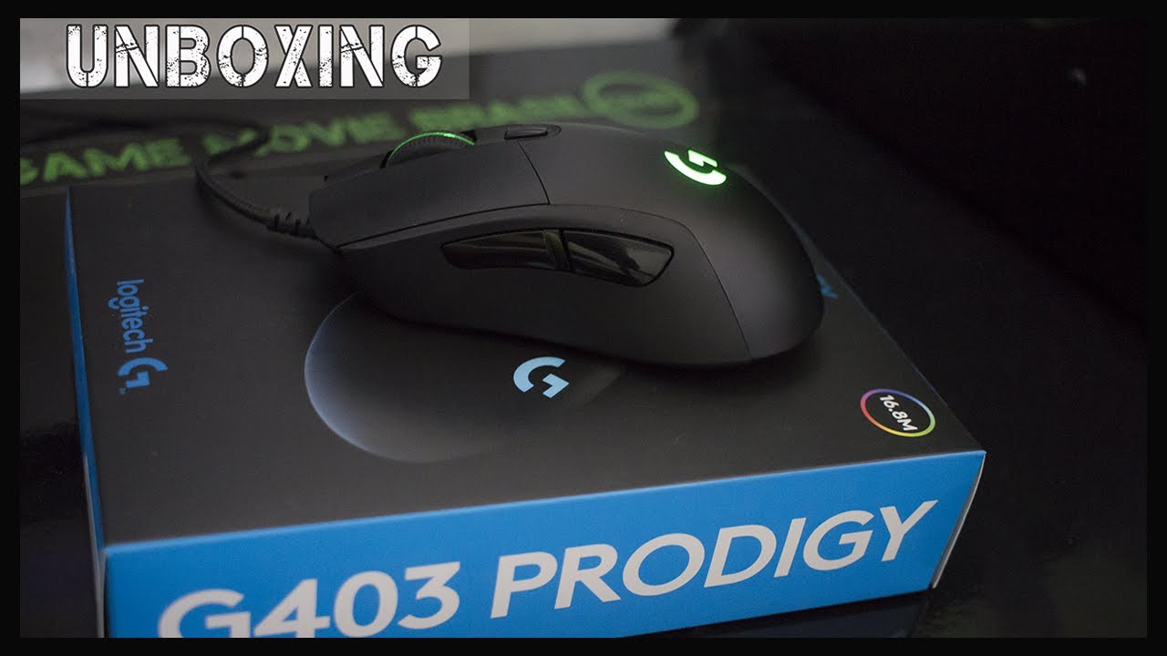 Logitech G403 Prodigy - Unboxing (Bonus BF4) - YouTube