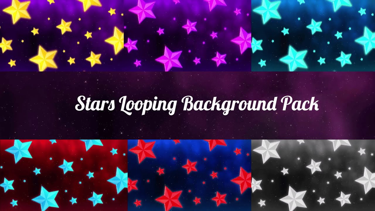 Stars Looping Background Pack - YouTube