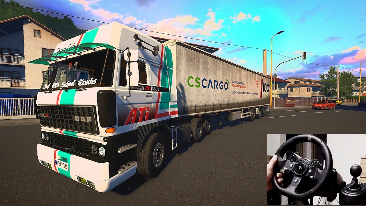 ETS2 DAF F241 3600 ATi Tuzla-Novi Sad Beam Eye Tracker Logitech ...