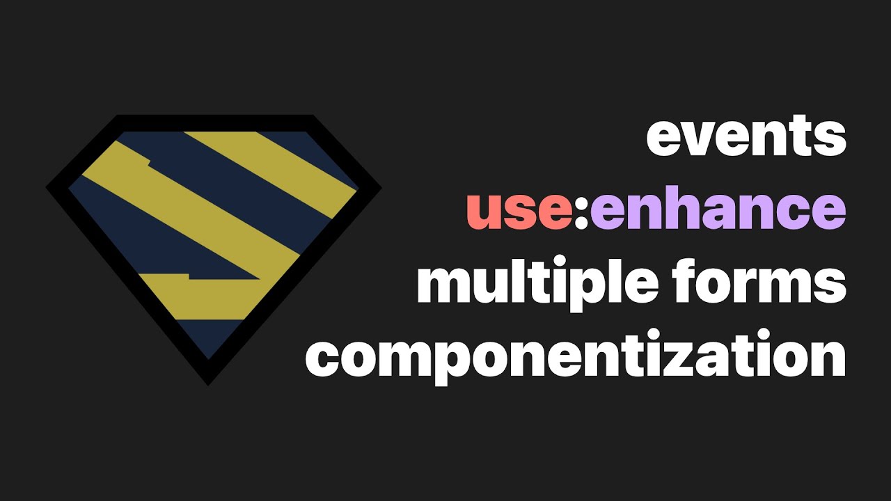 advanced forms with SvelteKit Superforms - YouTube advanced forms with SvelteKit Superforms - YouTube