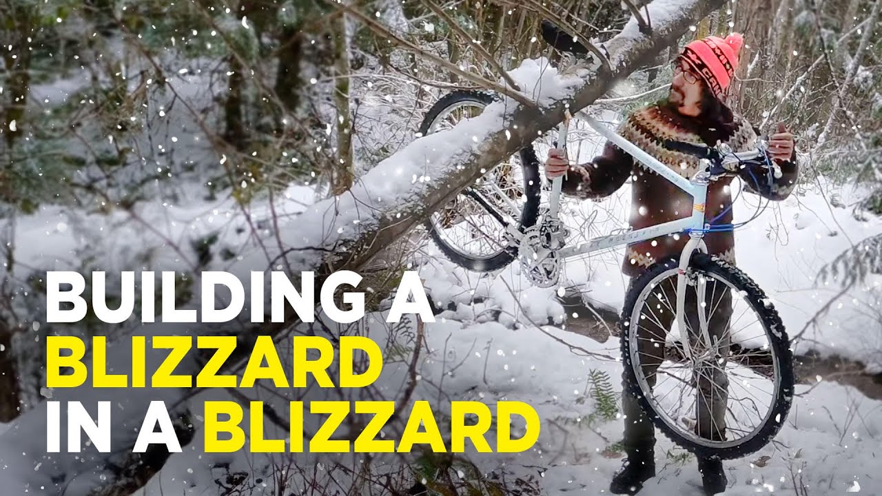 BUILDING A 1986 ROCKY MOUNTAIN BLIZZARD IN A BLIZZARD. - YouTube
