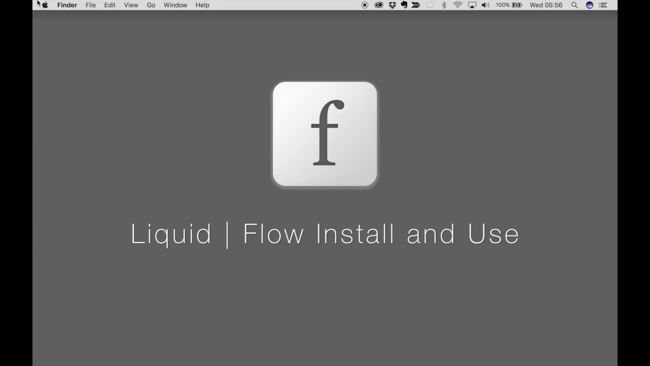 How to Install & Use Liquid | Flow - YouTube