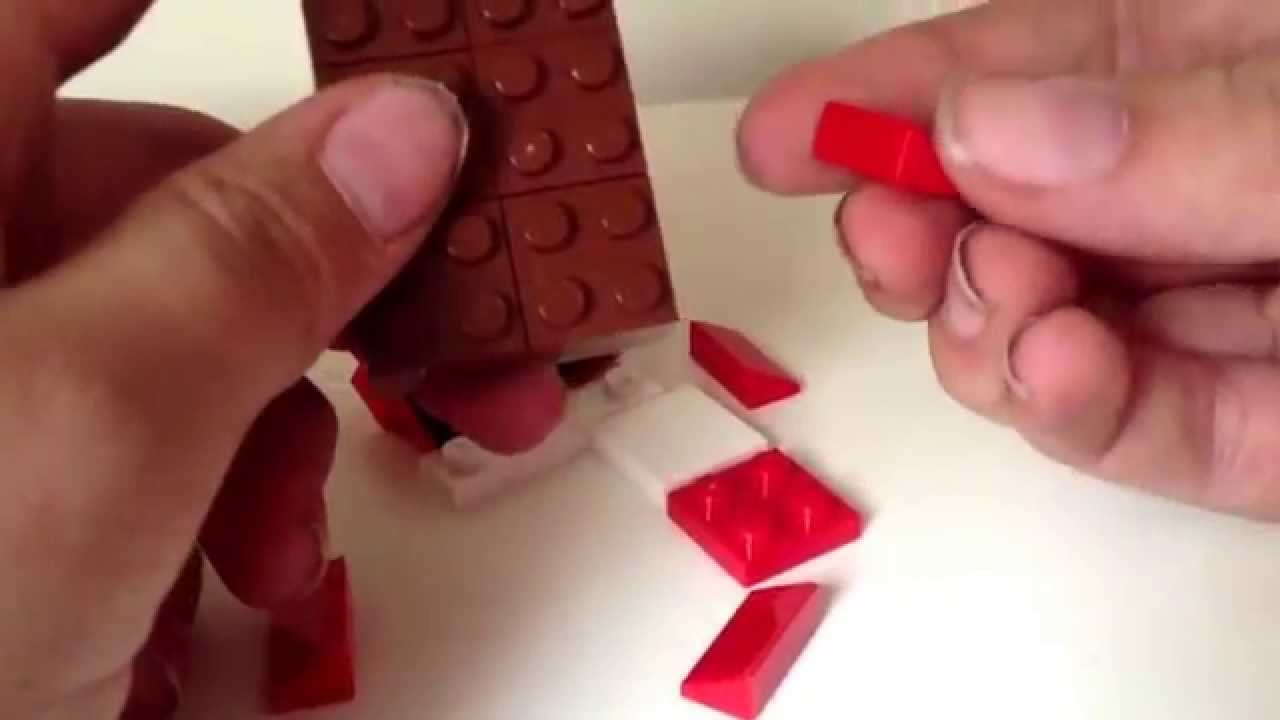 LEGO tutorial: Fancy bed + night stand with light. - YouTube