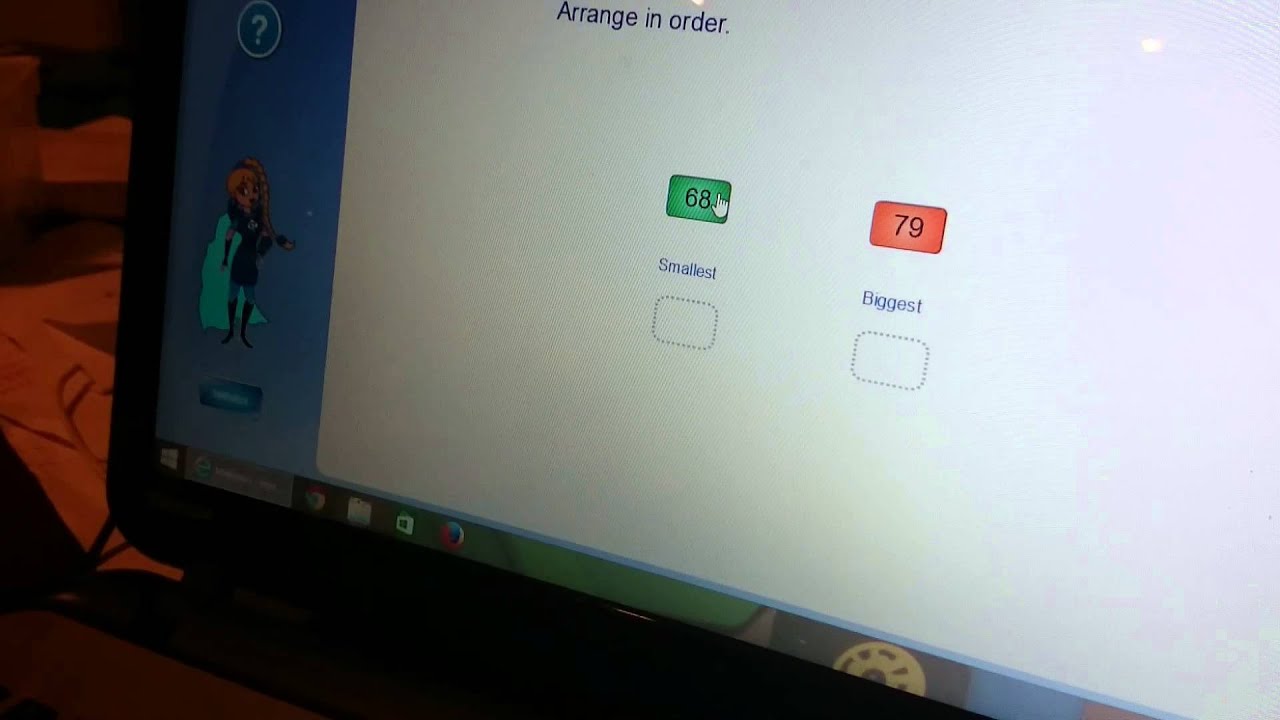 Mathletics - Arranging Numbers activity - YouTube