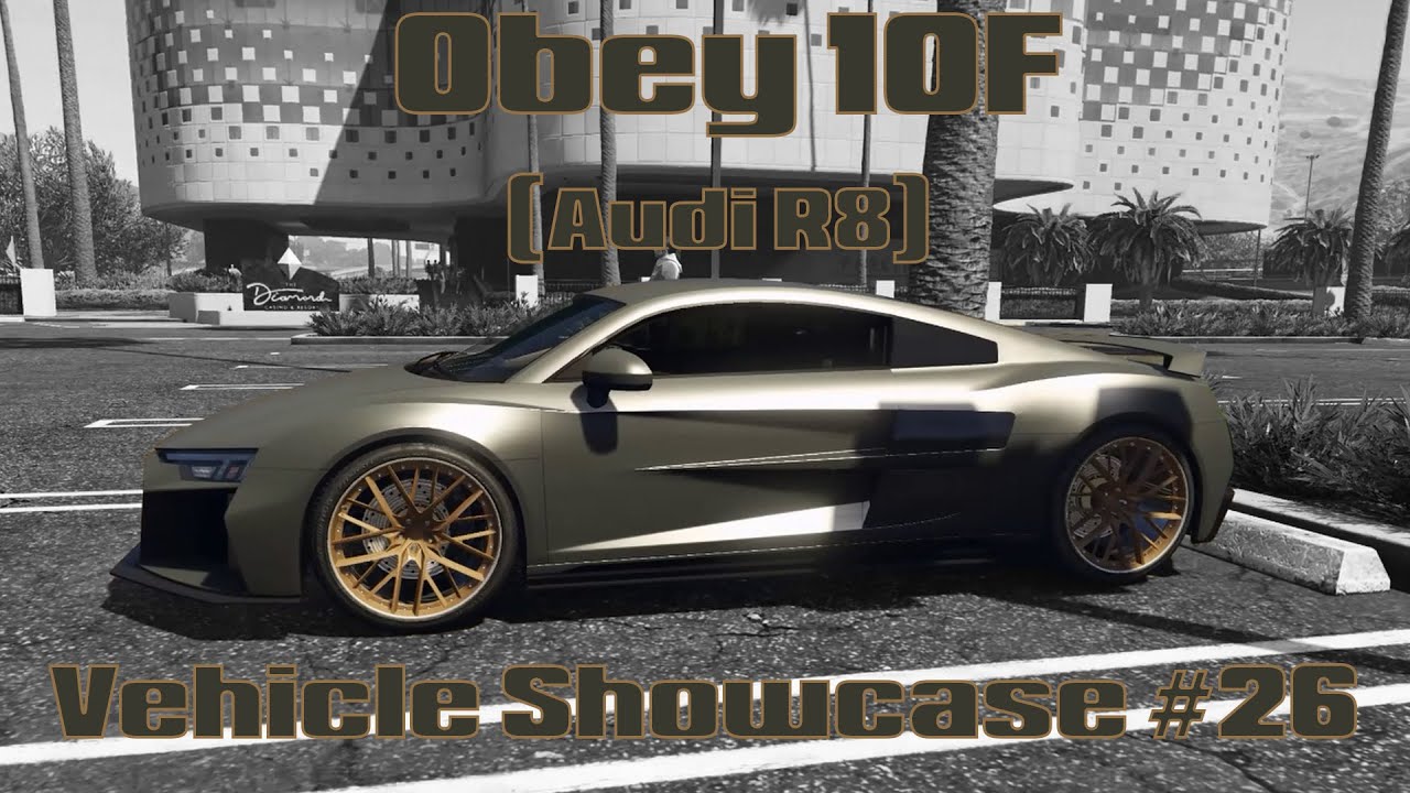 GTA Vehicle Showcase #26: Obey 10F (Audi R8) review - YouTube