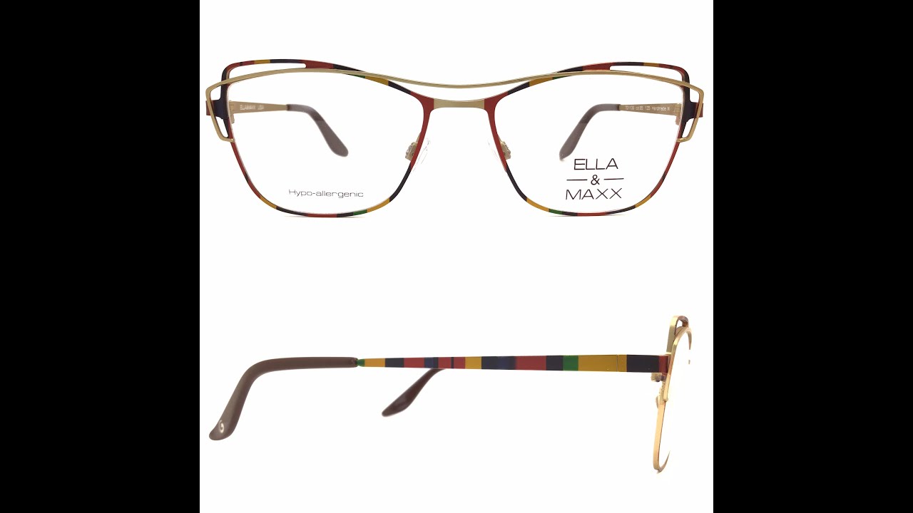 ella & maxx 701106 multi color metal eyeglasses @bernardshearopticians ...