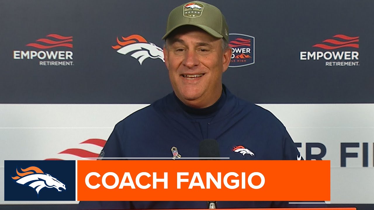 Coach Fangio: 'You can't win in this league without big plays' - YouTube