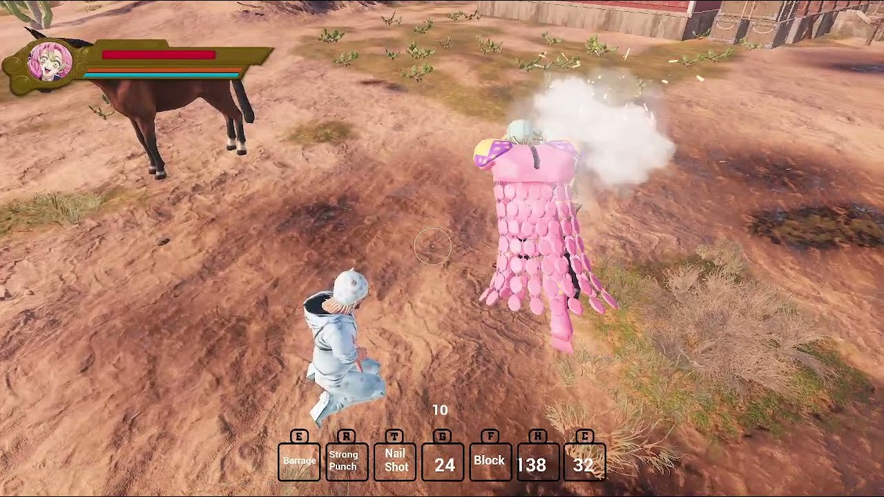 Tusk act 4 moves Steel Ball Race - YouTube