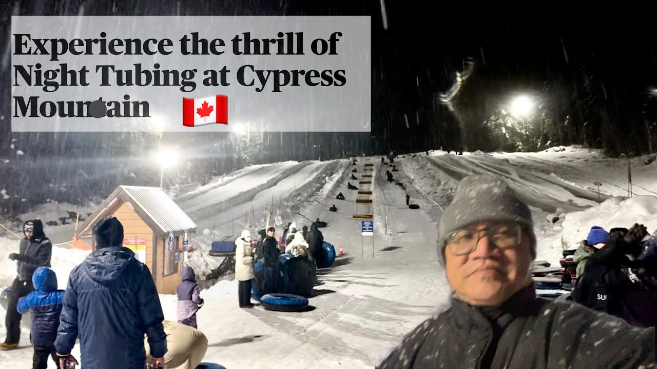 Night Tubing Adventure at Cypress Mountain’s Gnarly Park - YouTube