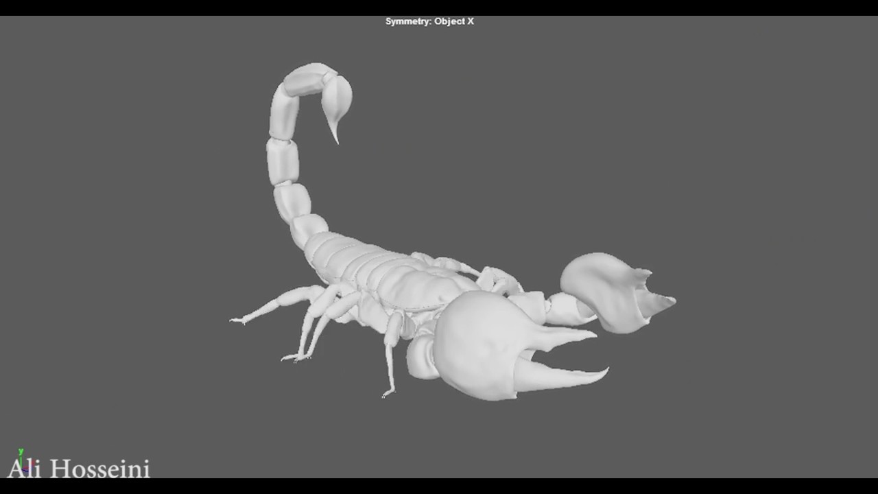 Scorpion Rig and Animation - YouTube