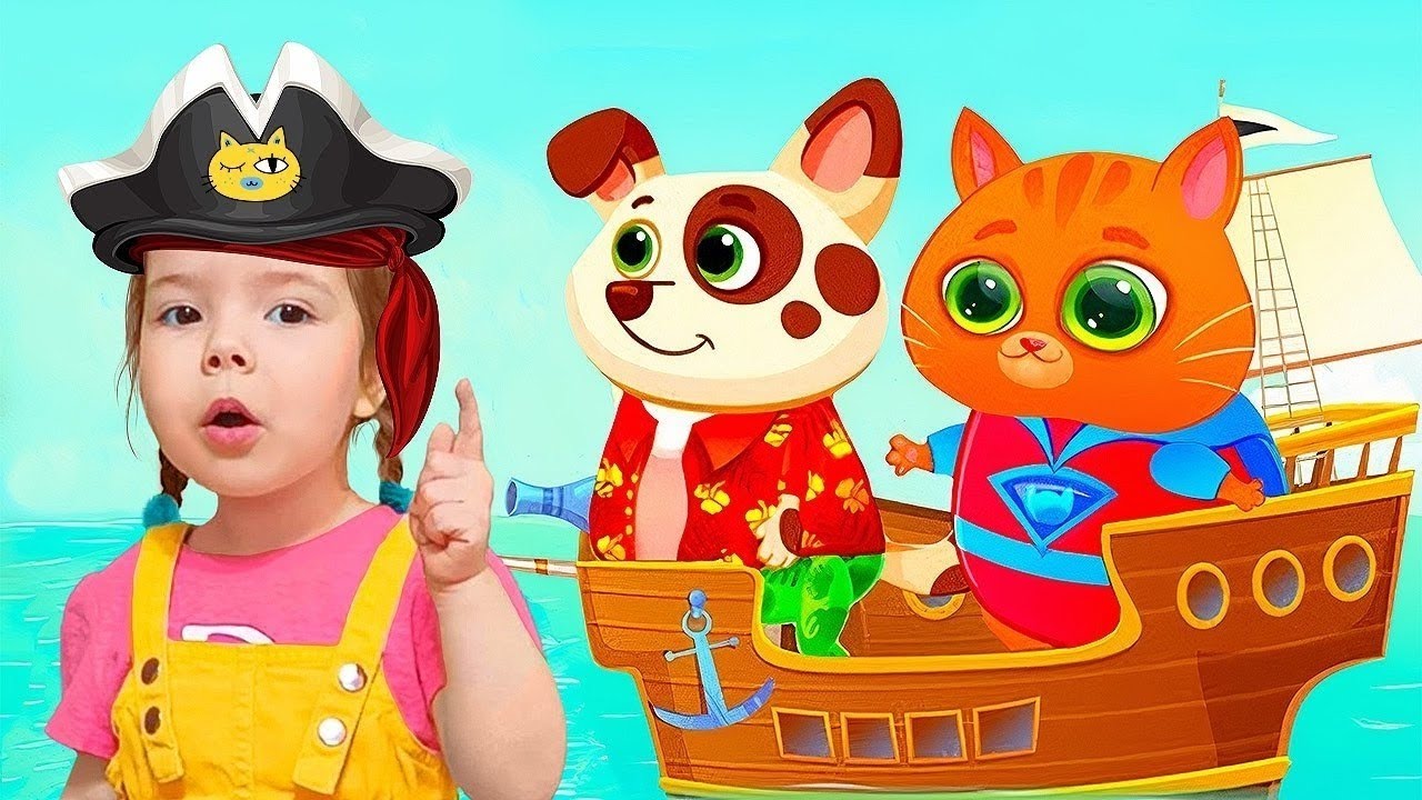 Nastya and the dog Duddu play a game | Collection of cartoons for kids ...