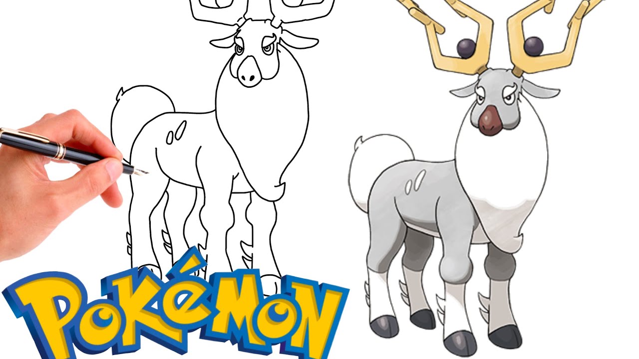 How To Draw WYRDEER POKEMON #899 | Generation 8 - YouTube