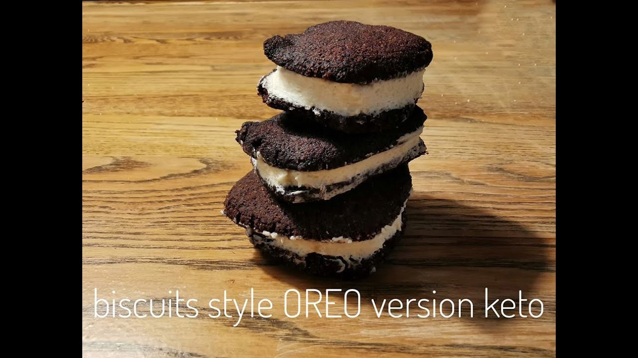 biscuit style OREO keto - YouTube