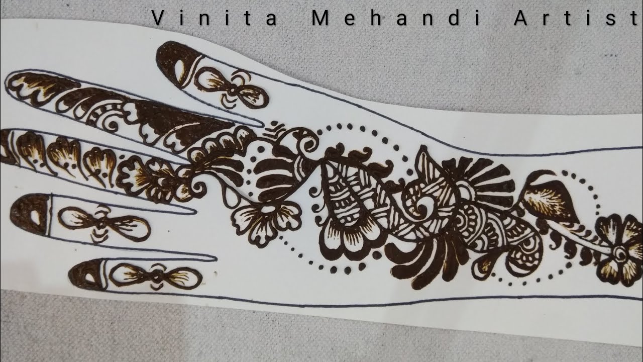 Navratri Special Mehndi Design | Mehndi Design For Navratri | Navratri ...