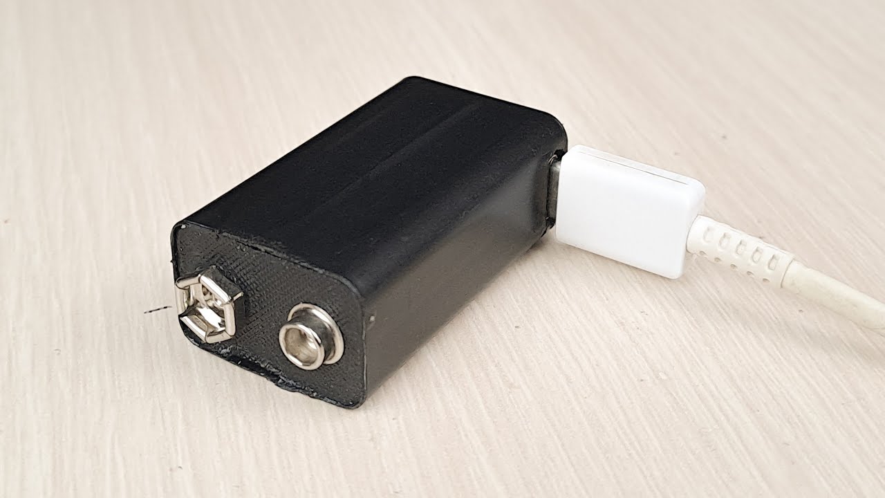 How to Make Rechargeable 9V Li-Ion Battery | DIY 9V Rechargeable ...