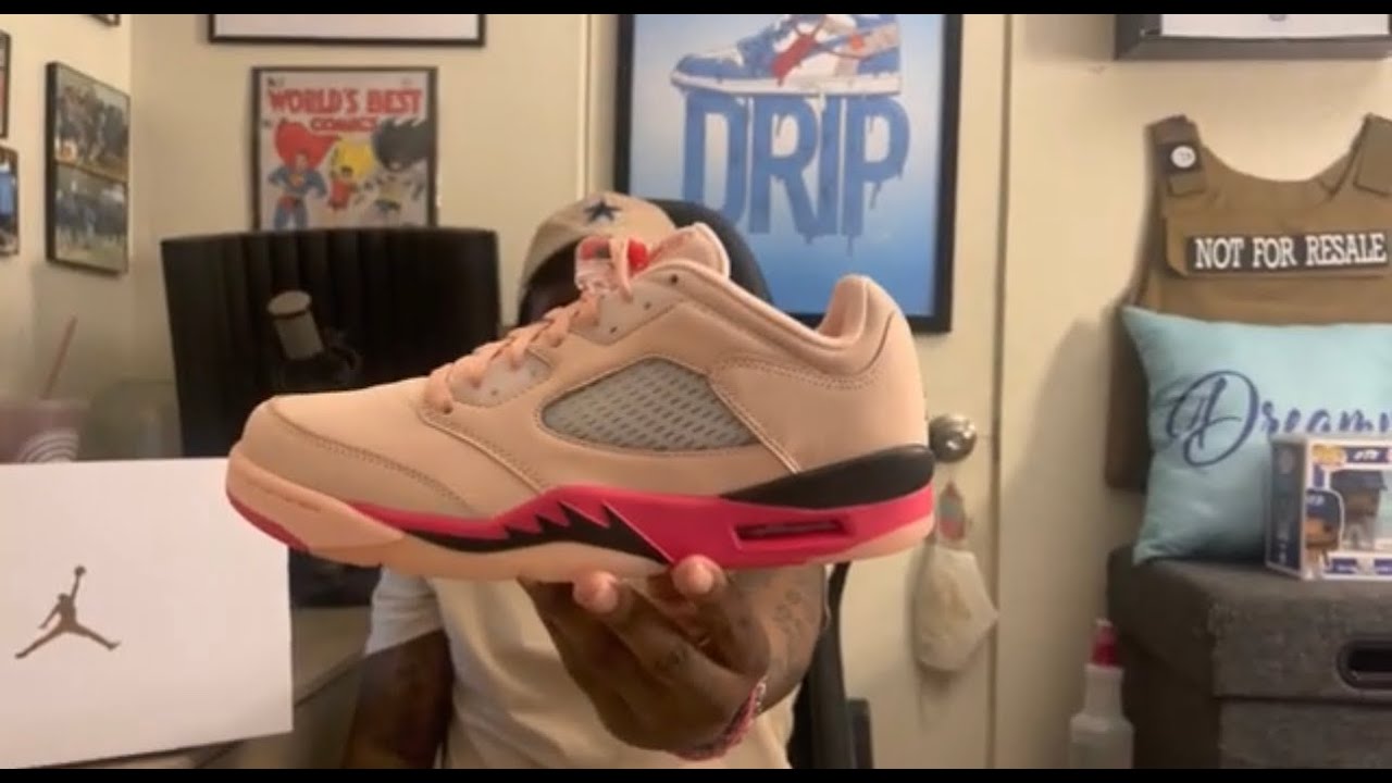 Womens Air Jordan 5 Low “Girls That Hoop” Sneaker Review - YouTube