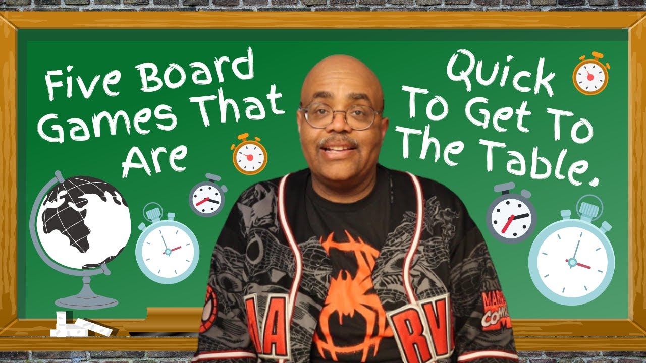 Five Board Games That Are Quick To Get To The Table YouTube Five Board Games That Are Quick To Get To The Table YouTube