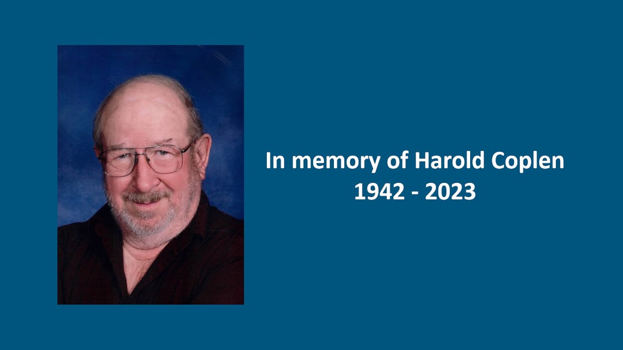 Harold Coplen Funeral Service - March 14, 2023 - YouTube