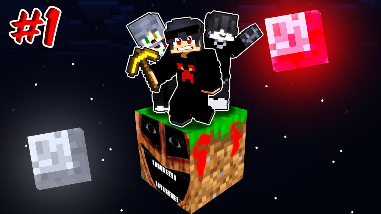 We Survived On ONE BLOCK With EVERY Horror Mod.... - YouTube