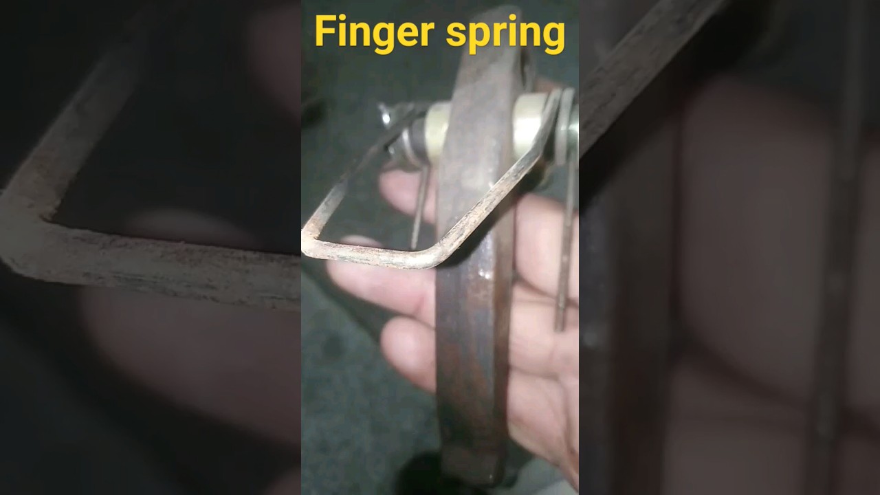 finger spring#handmade #spring #springmaker #youtubeshorts #springtrap ...