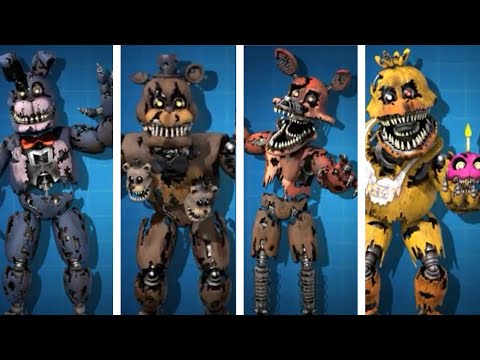 FNAF AR: NIGHTMARE ANIMATRONICS - WORKSHOP ANIMATION - YouTube