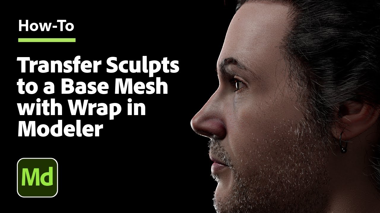 Transfer your Substance 3D Modeler Sculpt to a Base Mesh with Wrap ...