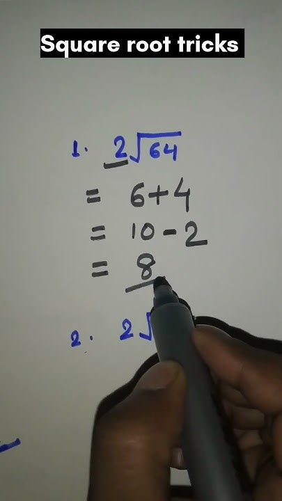 Square root tricks | #maths #mathtricks #ytshorts #shorts #squareroot - YouTube